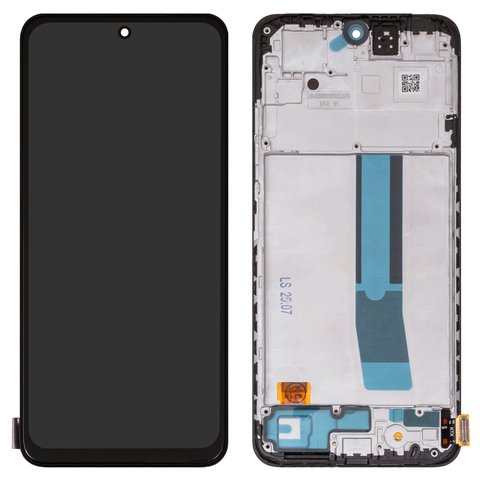 Pantalla LCD puede usarse con Xiaomi Redmi Note 12S, negro, con marco ...
