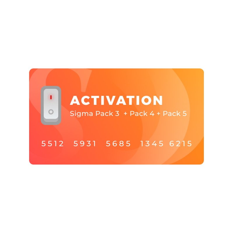 Sigma Pack 3 + Pack 4 + Pack 5 Activation - GsmServer